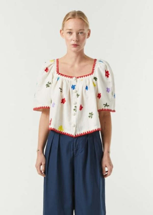 Rhode Resort Gabriel Top - White Multi | Garmentory