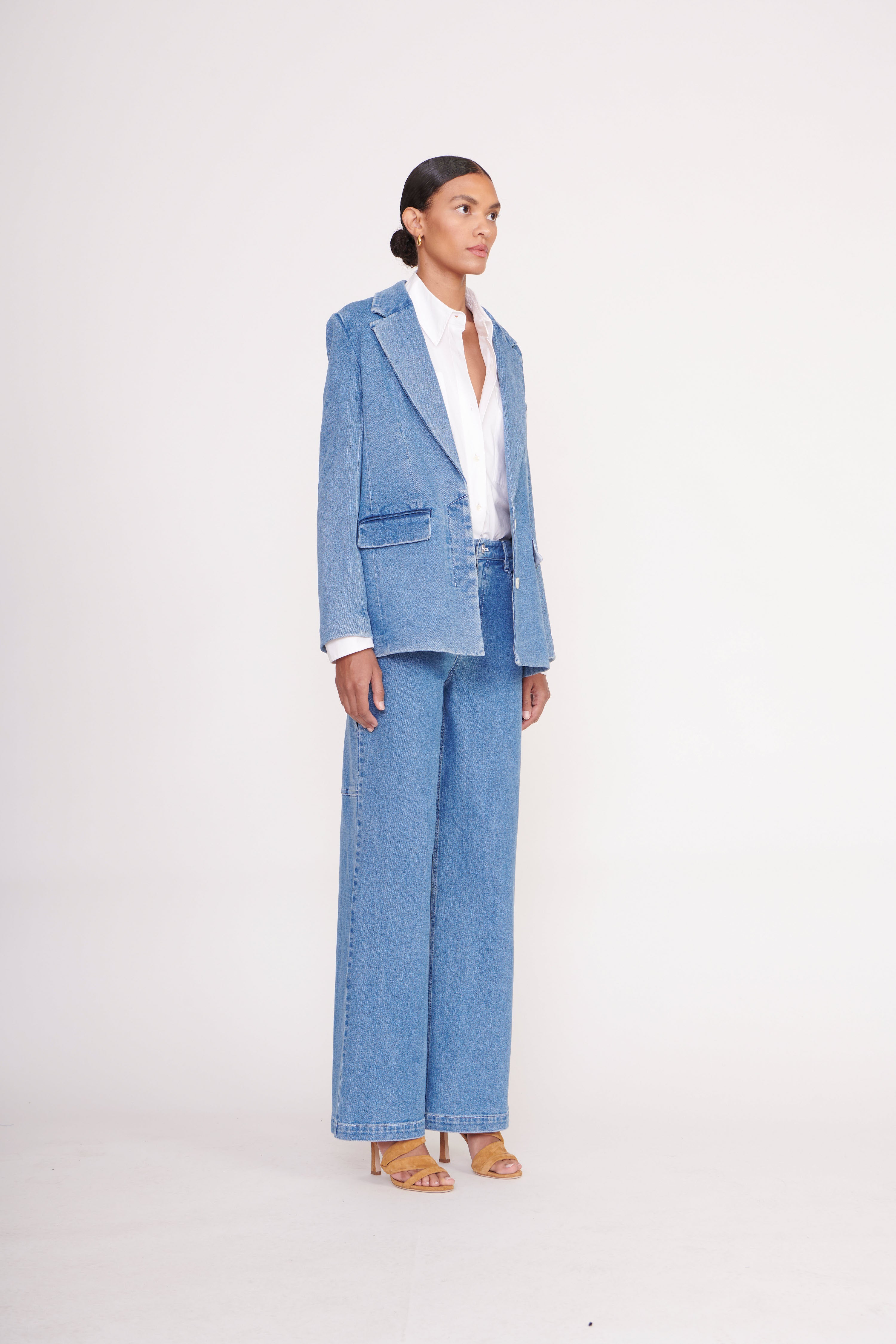 Staud Maxwell Blazer - Medium Wash | Garmentory