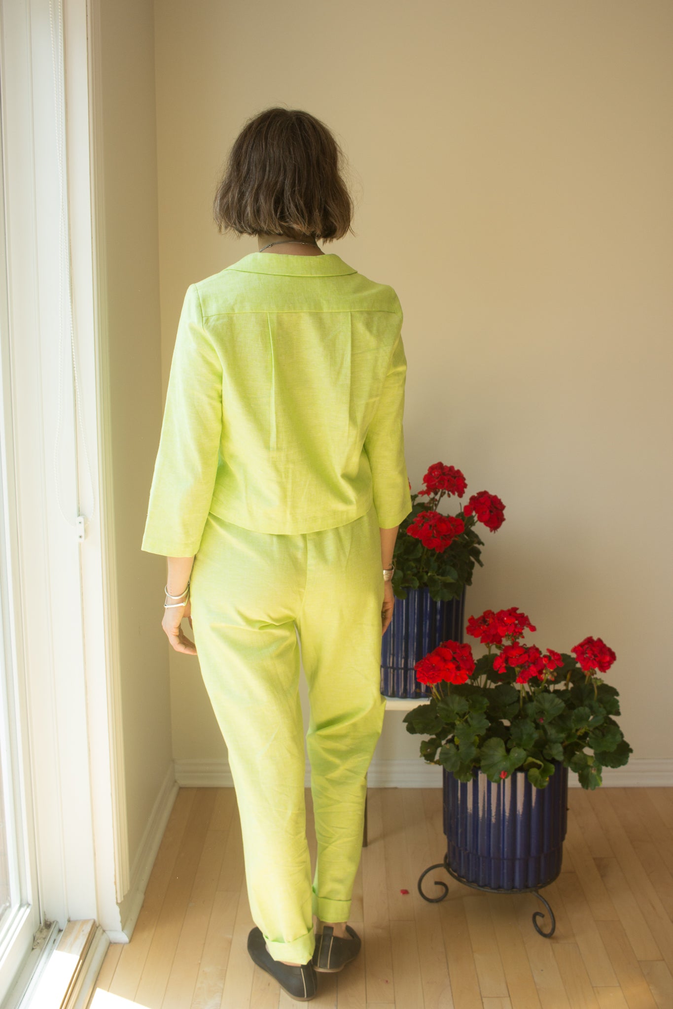 Eve Gravel Barty Blazer - Key Lime | Garmentory