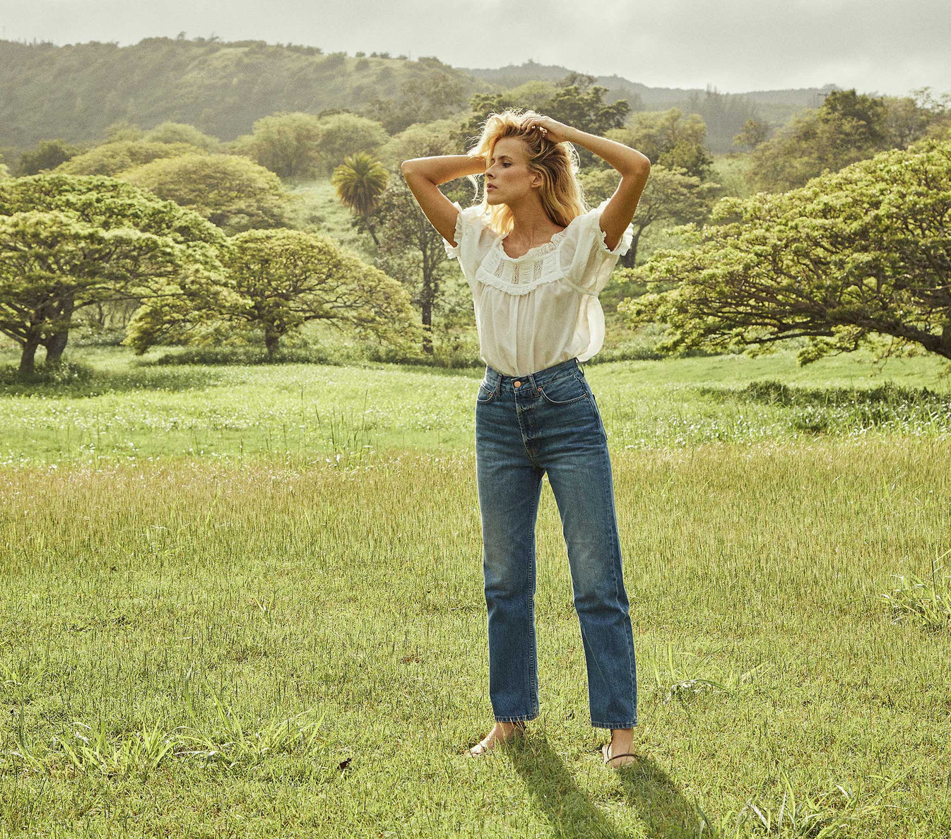 DÔEN Frances Top - Salt Lace | Garmentory