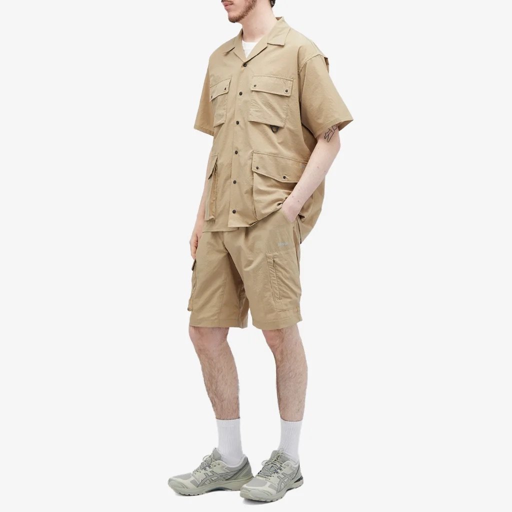 Nanga Air Cloth Utility Pockert Shirt - Beige | Garmentory