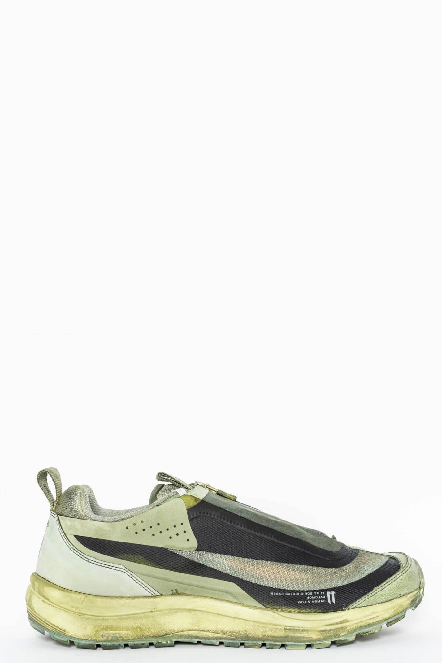 11 by Boris Bidjan Saberi Bamba 2 Low Sneakers - Green Dye/Wehr Grun ...