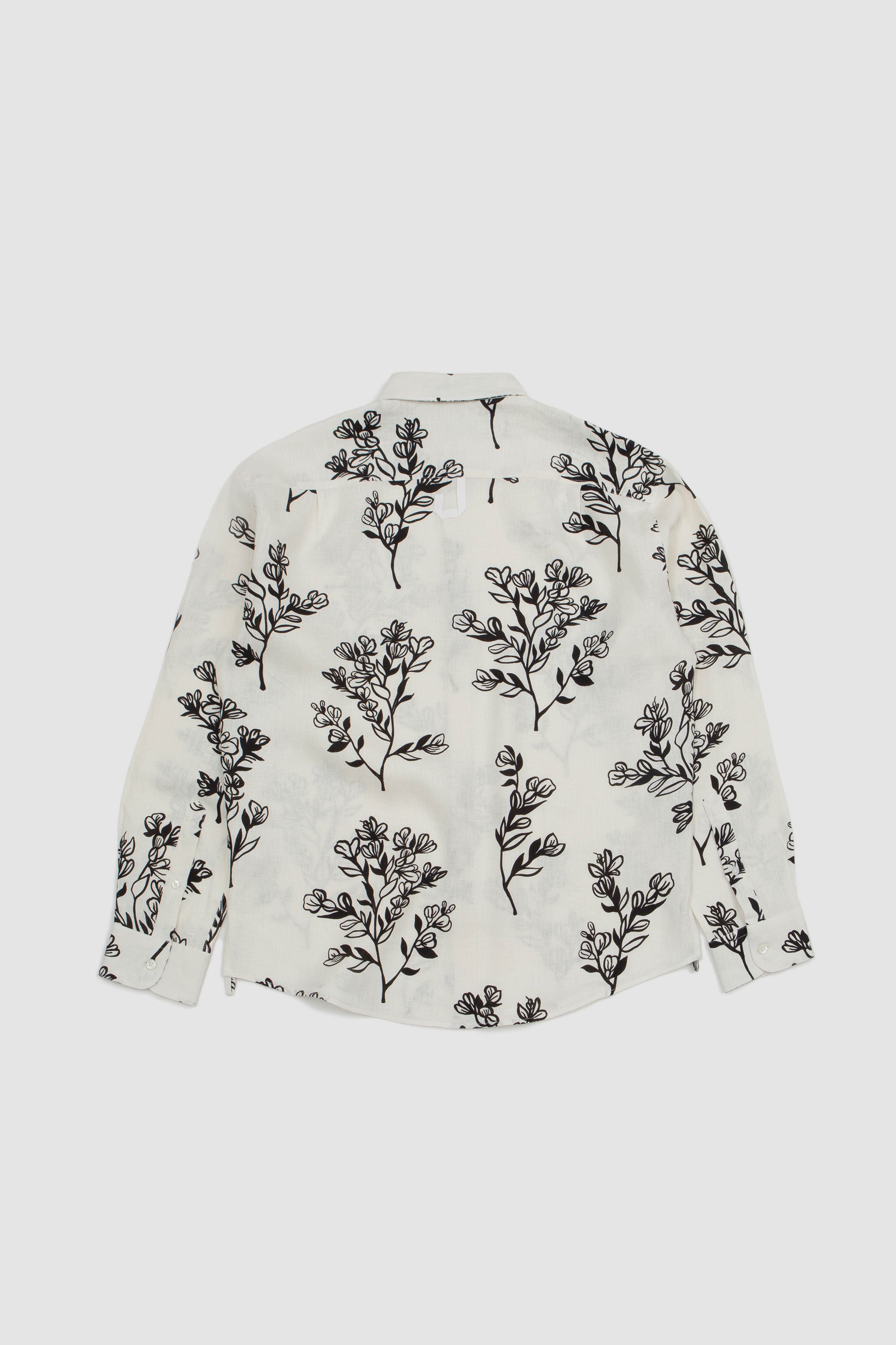 Jacquemus La Chemise Simon Print Shirt - Black Flowers | Garmentory