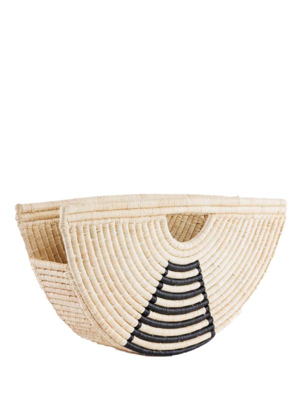 EILAF Half Moon Raffia Mini - Natural Beige | Garmentory