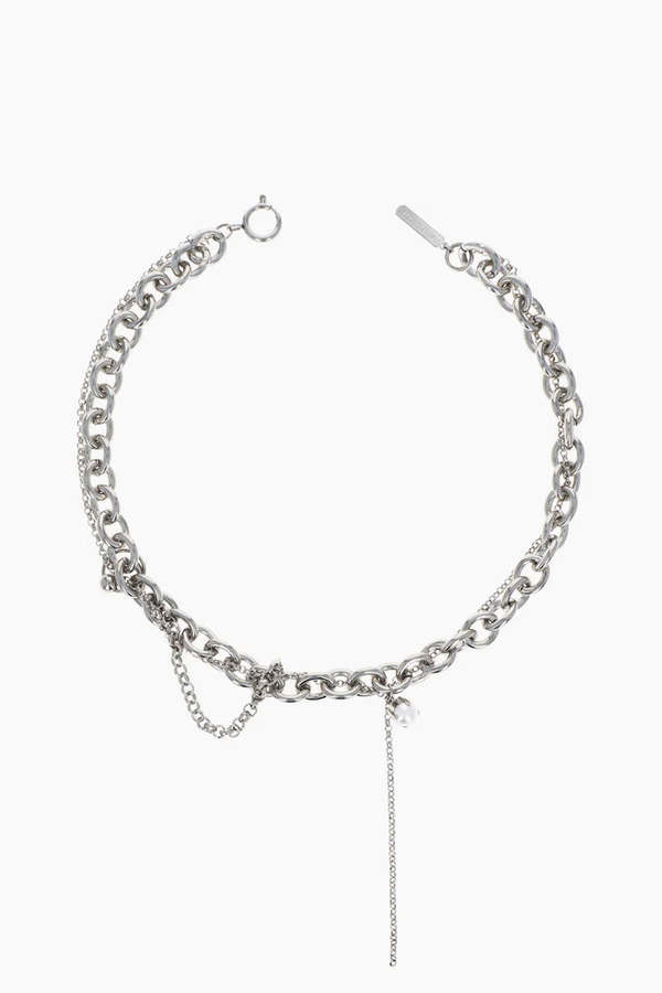 Justine Clenquet Lucy Necklace - Silver | Garmentory