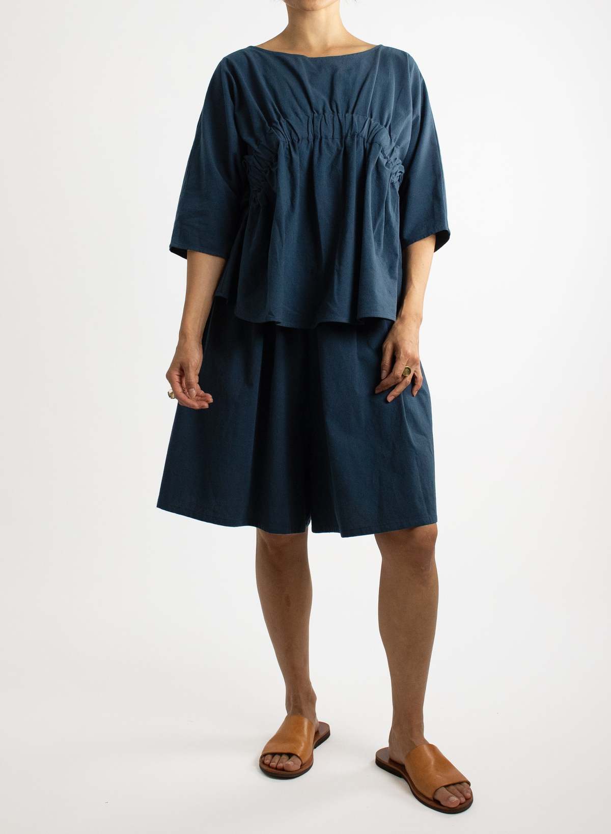 Meg Anna Top - Navy | Garmentory