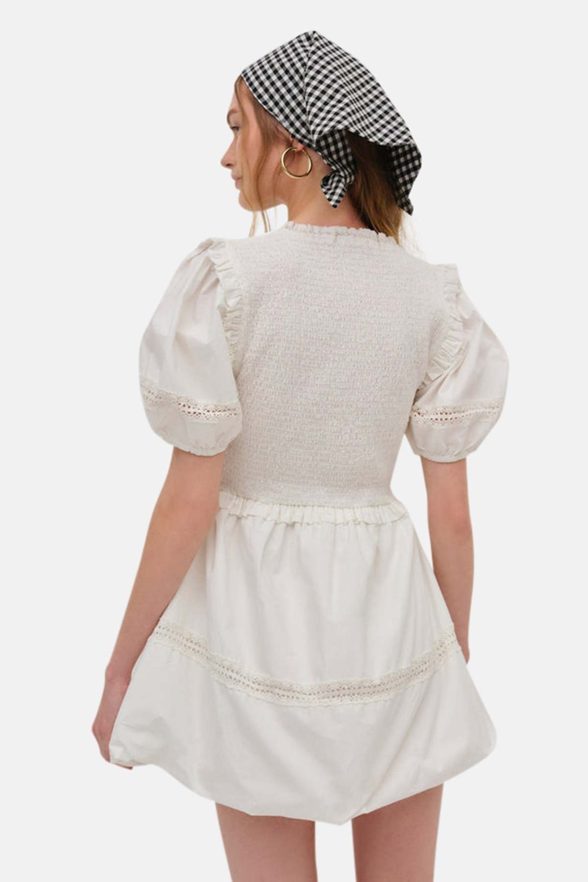For Love & Lemons Sandy Mini Dress - White | Garmentory