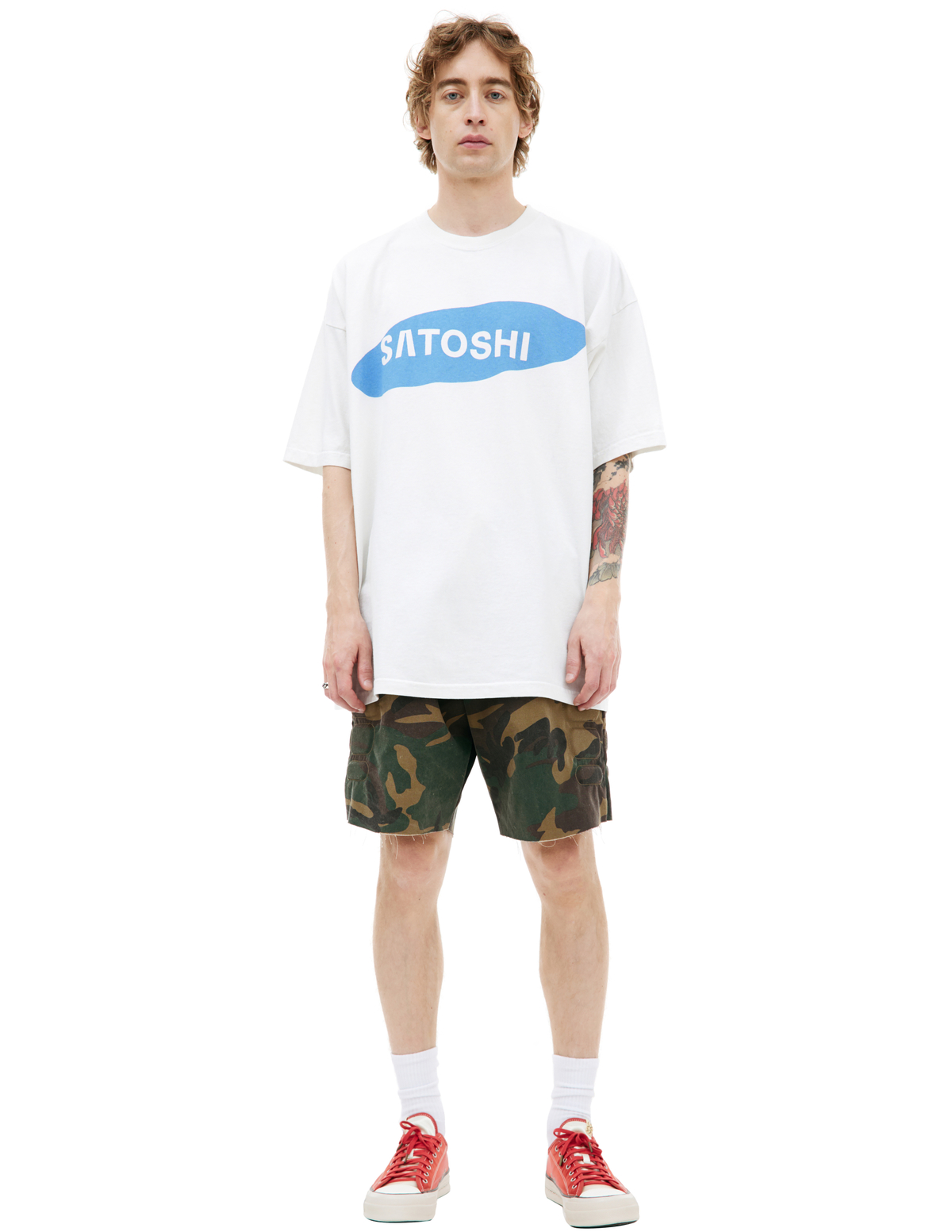 Satoshi Nakamoto Logo Printed T-shirt | Garmentory