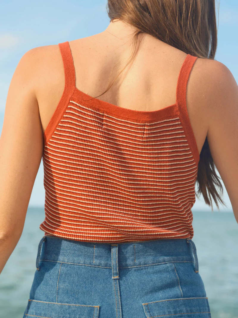 Mollusk Piper Tank - Cherry Stripe | Garmentory