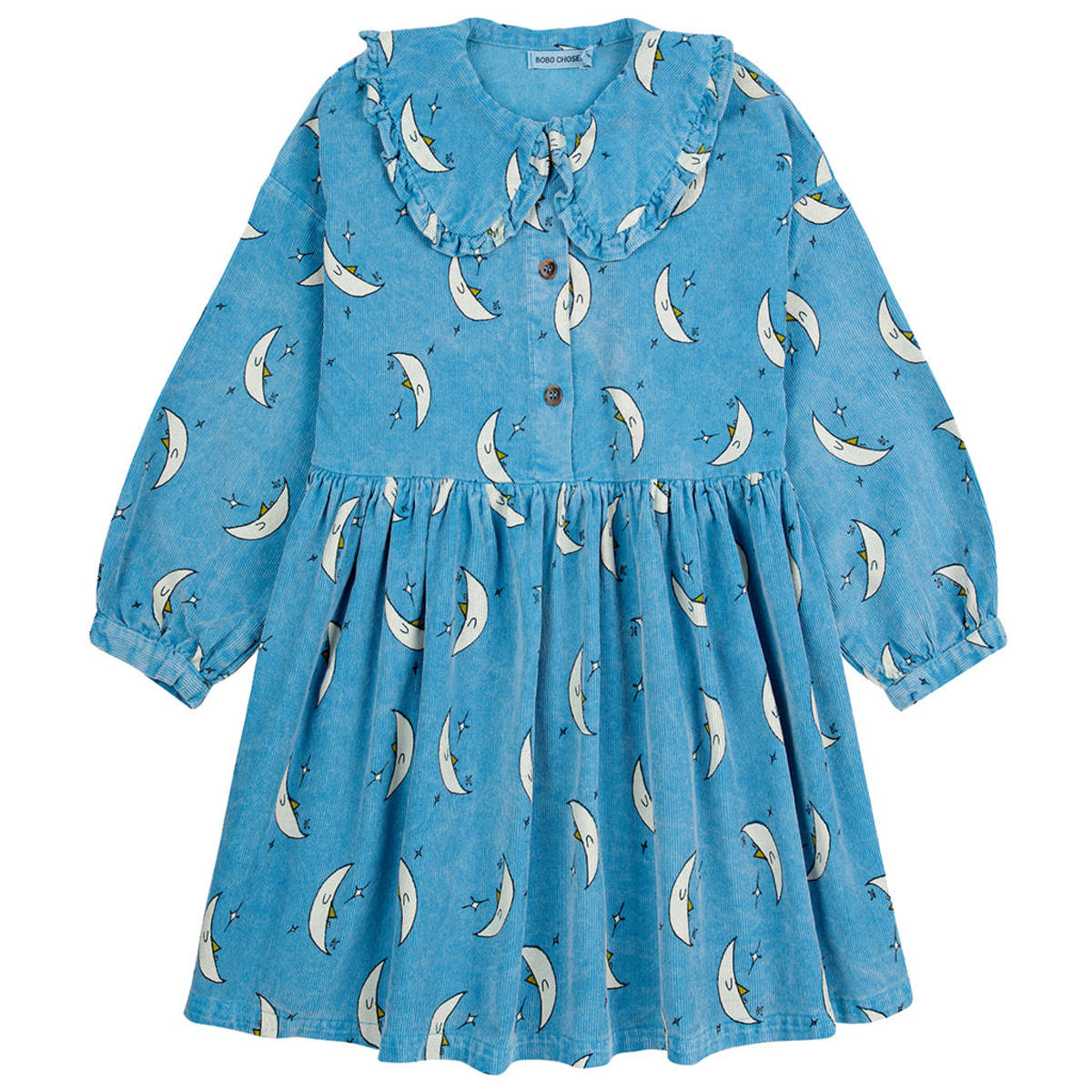 Kids Bobo Choses Beneath The Moon All Over Dress - Light Blue | Garmentory