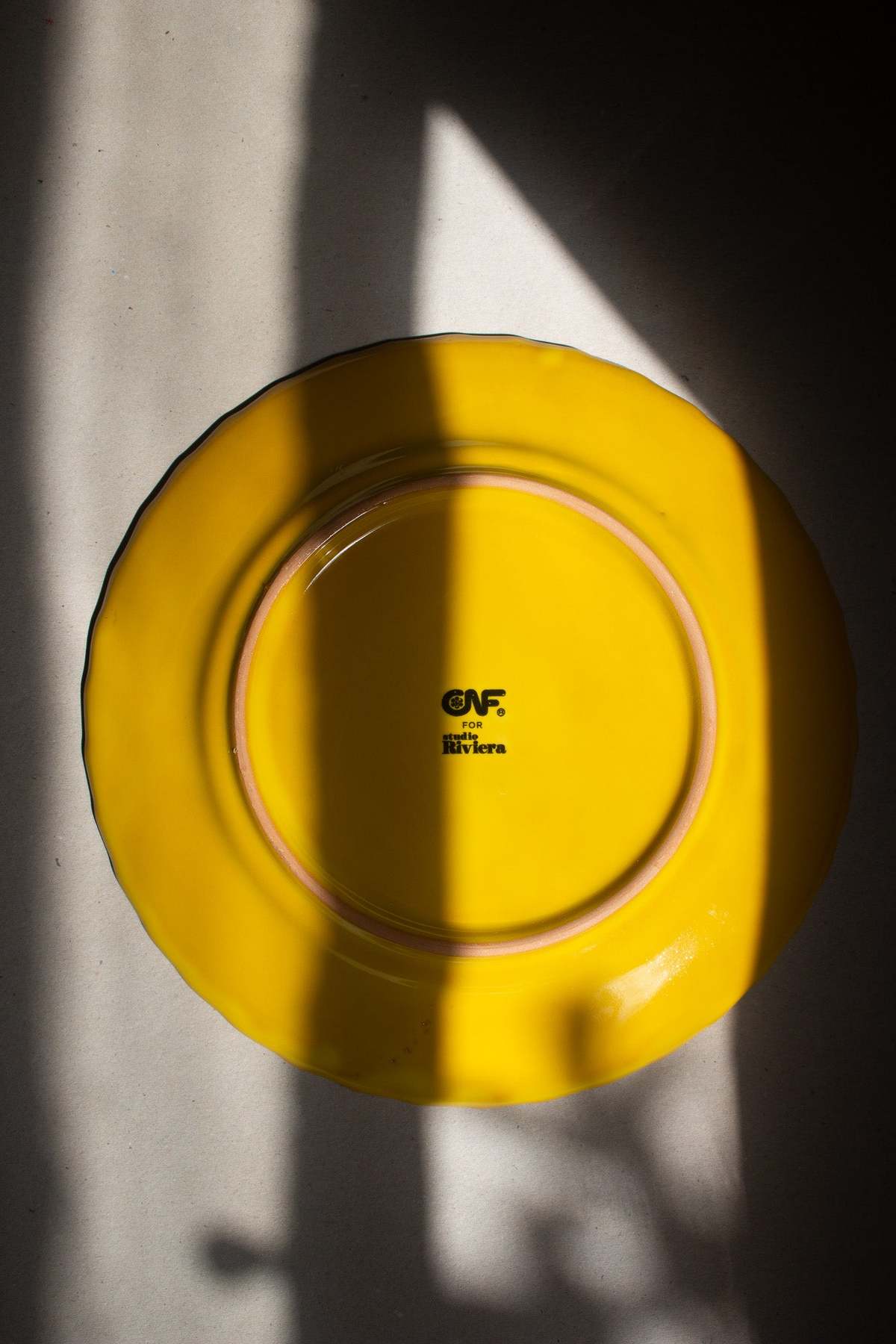 vintage Fasano Face Dinner Plate - yellow | Garmentory