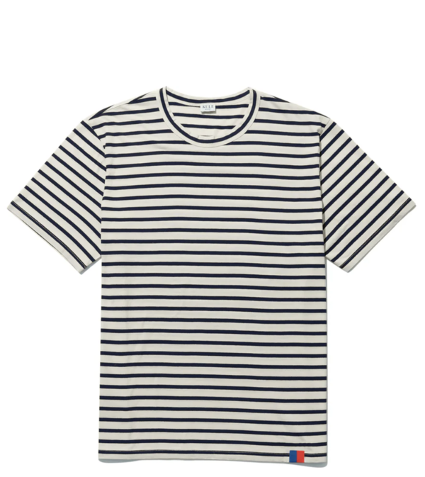 Donni. KULE- THE ARCHIE top - CREAM/NAVY | Garmentory