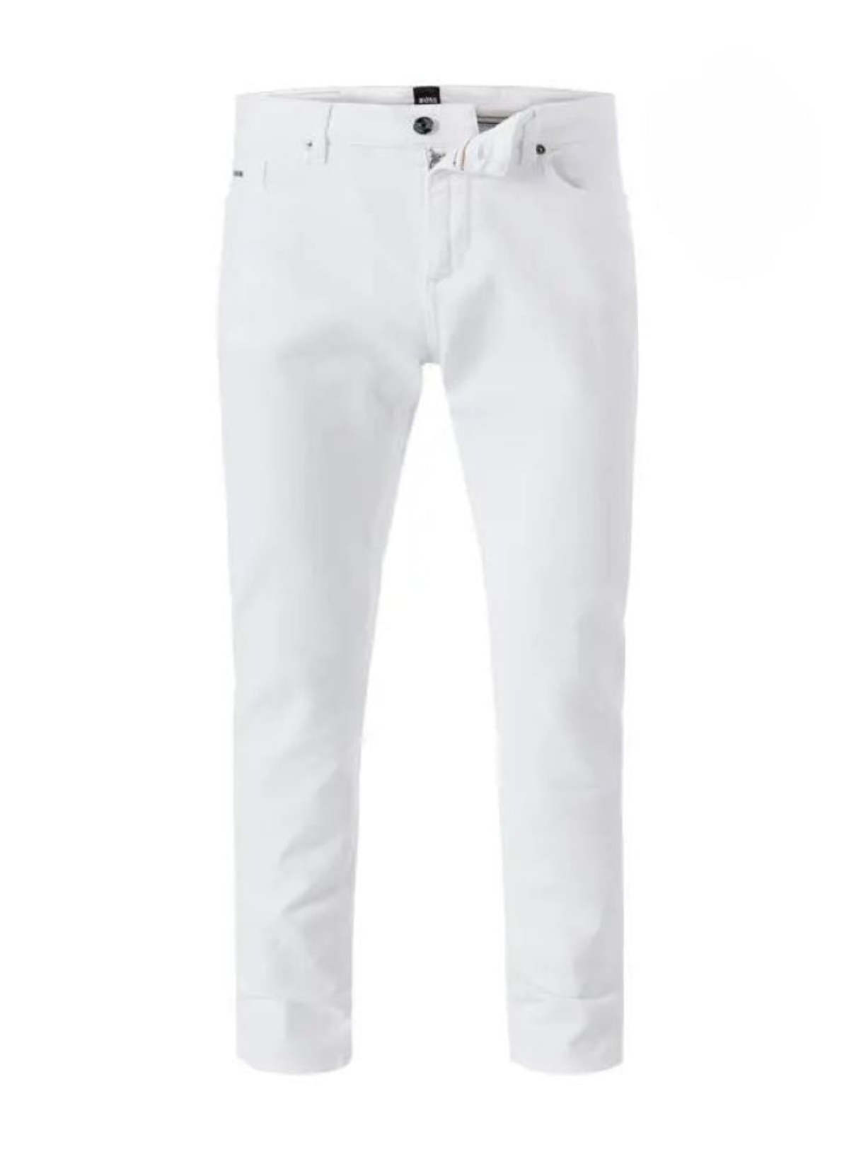 Hugo Boss Men's Cashmere Touch Delaware Denim Jeans - White | Garmentory