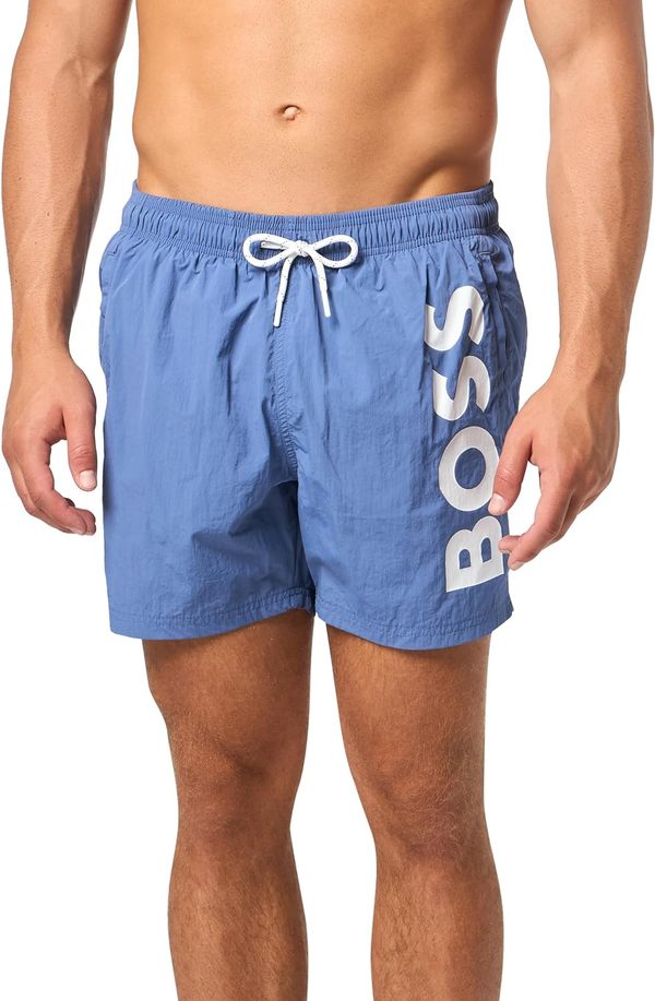 Hugo Boss Standard Octopus Swim Trunks - Bijou Blue | Garmentory