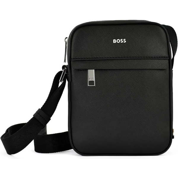 Hugo Boss Zair N S Zip Nylon Crossbody Bag - Black | Garmentory