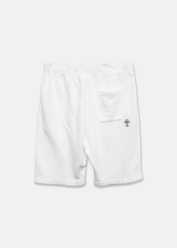 Chrome Hearts Script Sweat Shorts - White | Garmentory