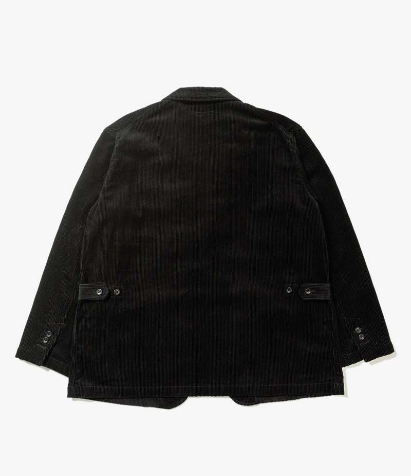 Engineered Garments Cotton 8W Corduroy Loiter Jacket - Black | Garmentory