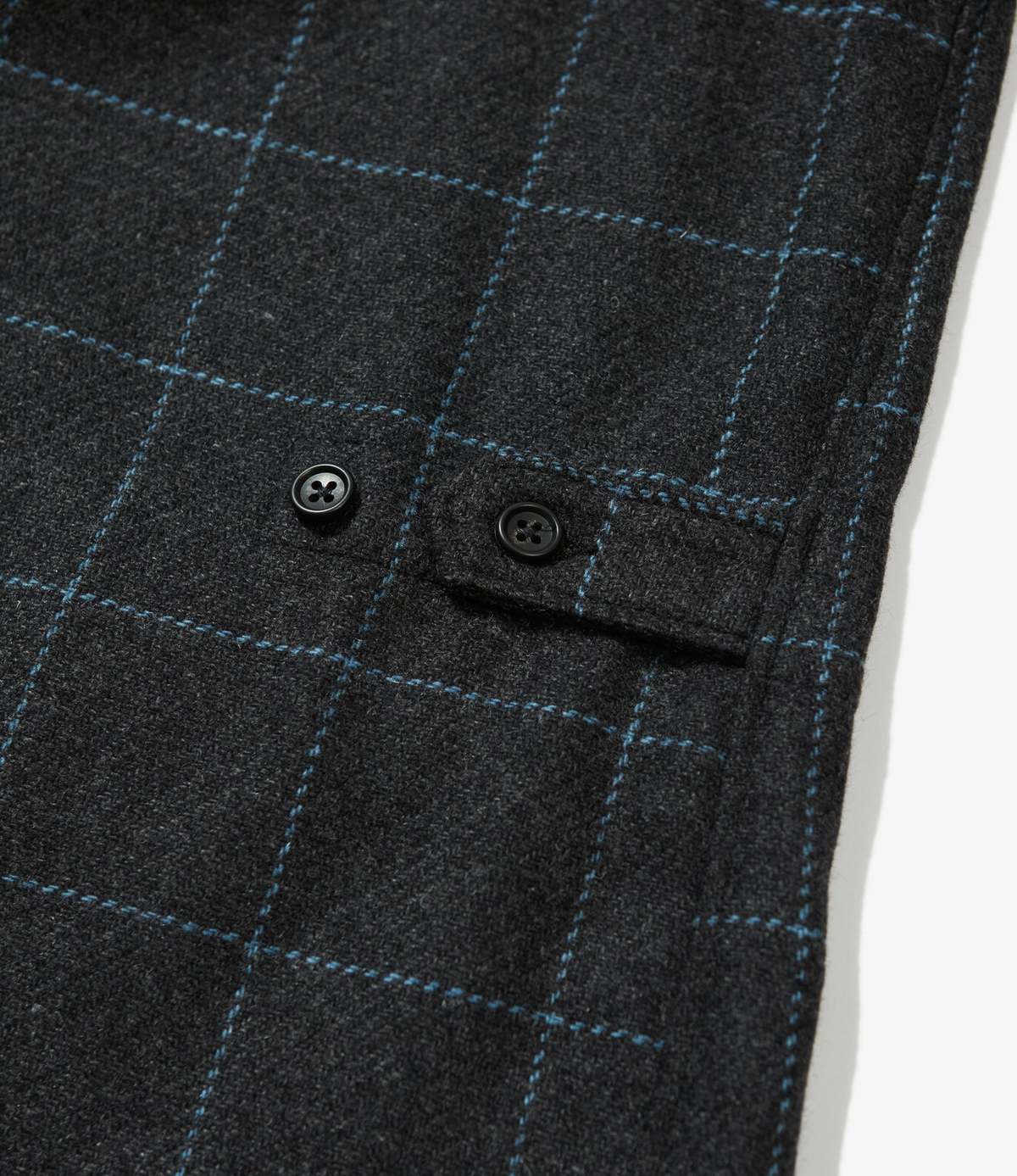 Engineered Garments Wool Poly Windowpane Loiter Jacket - Charcoal/Light ...