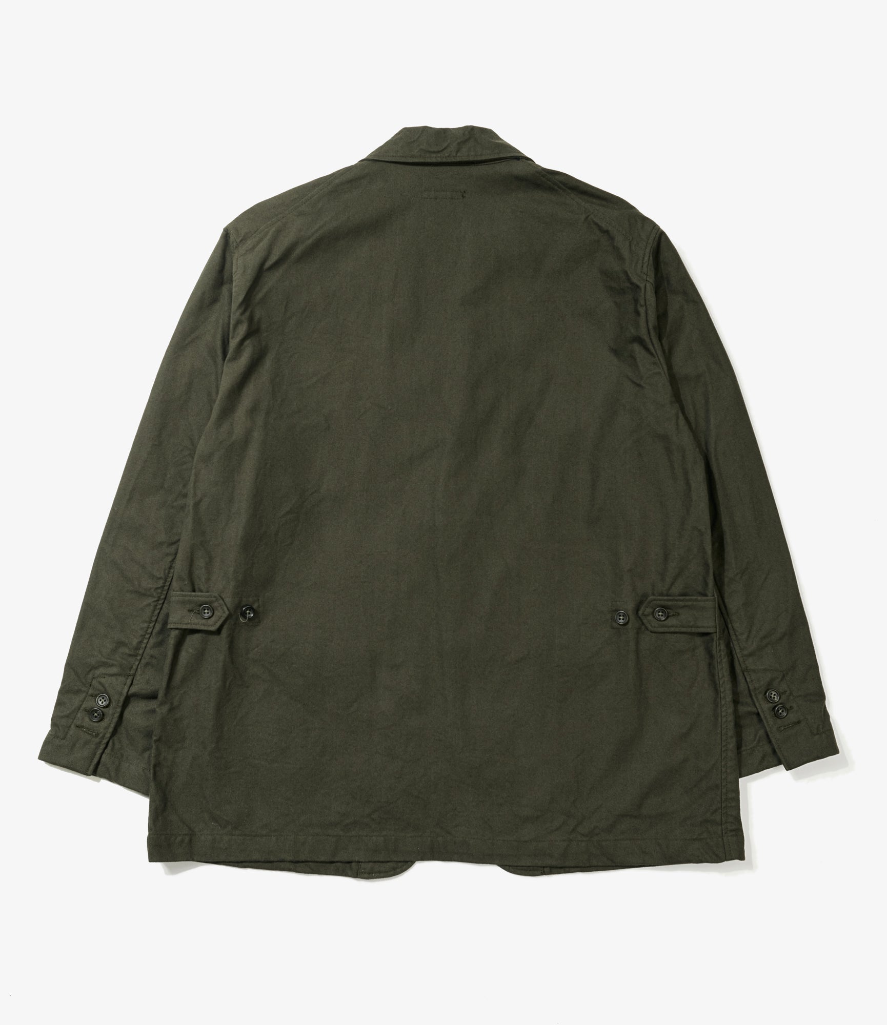 Engineered Garments Cotton Brushed HB Loiter Jacket - Olive | Garmentory