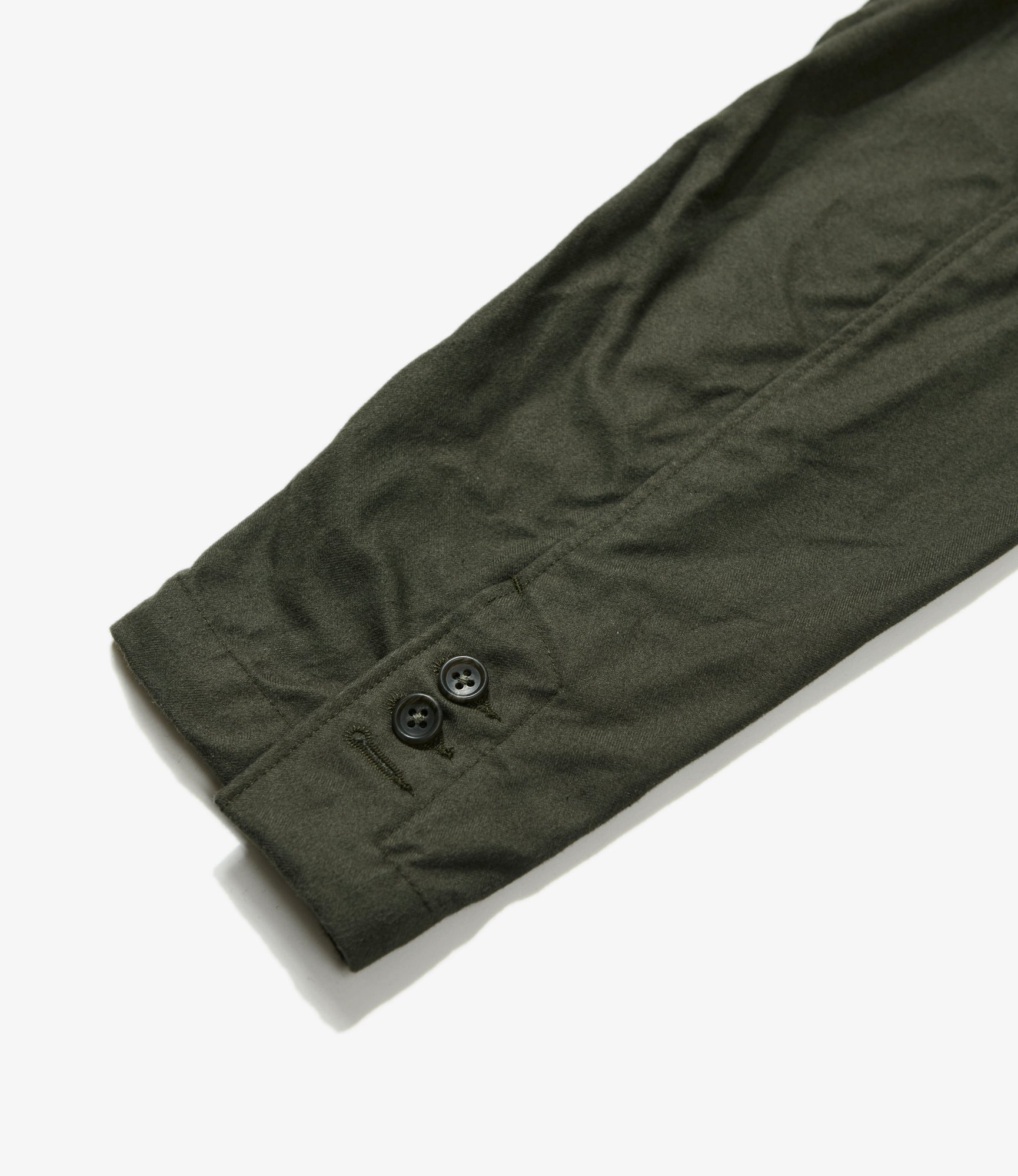 Engineered Garments Cotton Brushed HB Loiter Jacket - Olive | Garmentory