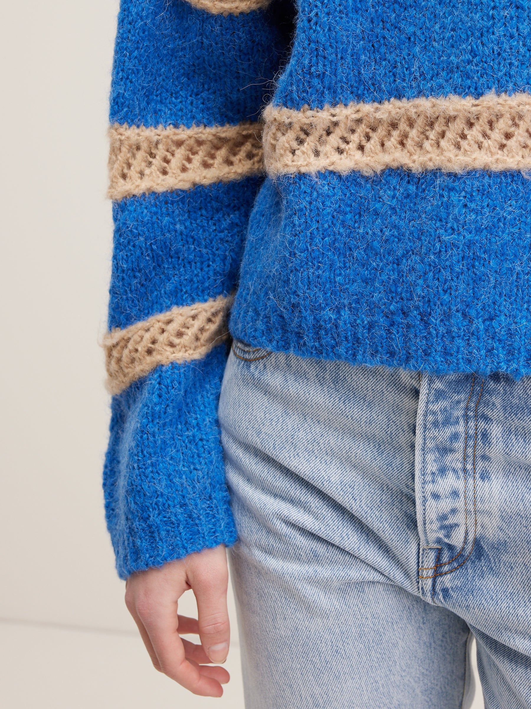 Bellerose Roft Sweater - Sea | Garmentory