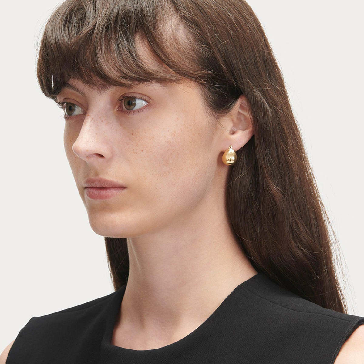 Rachel Comey Baby Keel Hoop Earrings - Gold | Garmentory