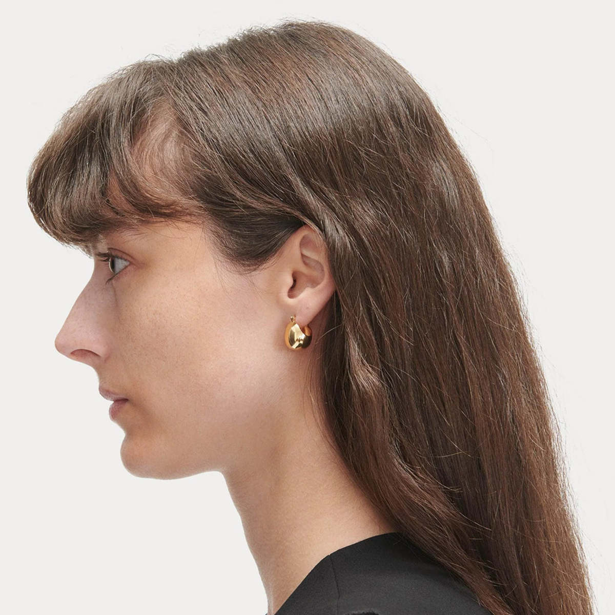 Rachel Comey Baby Keel Hoop Earrings - Gold | Garmentory