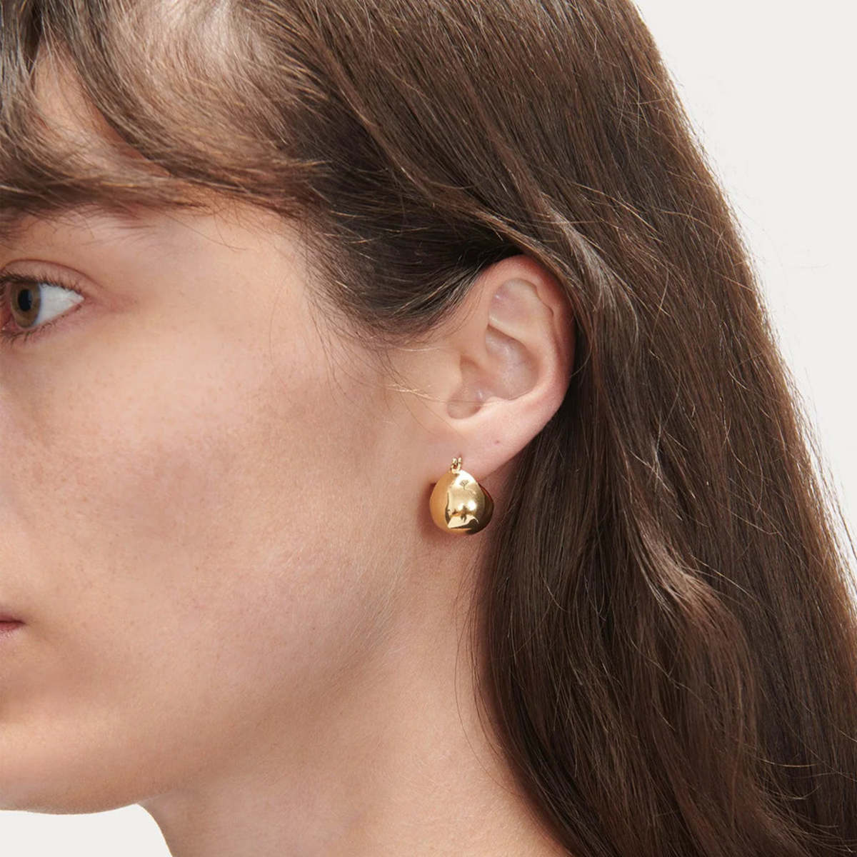 Rachel Comey Baby Keel Hoop Earrings - Gold | Garmentory