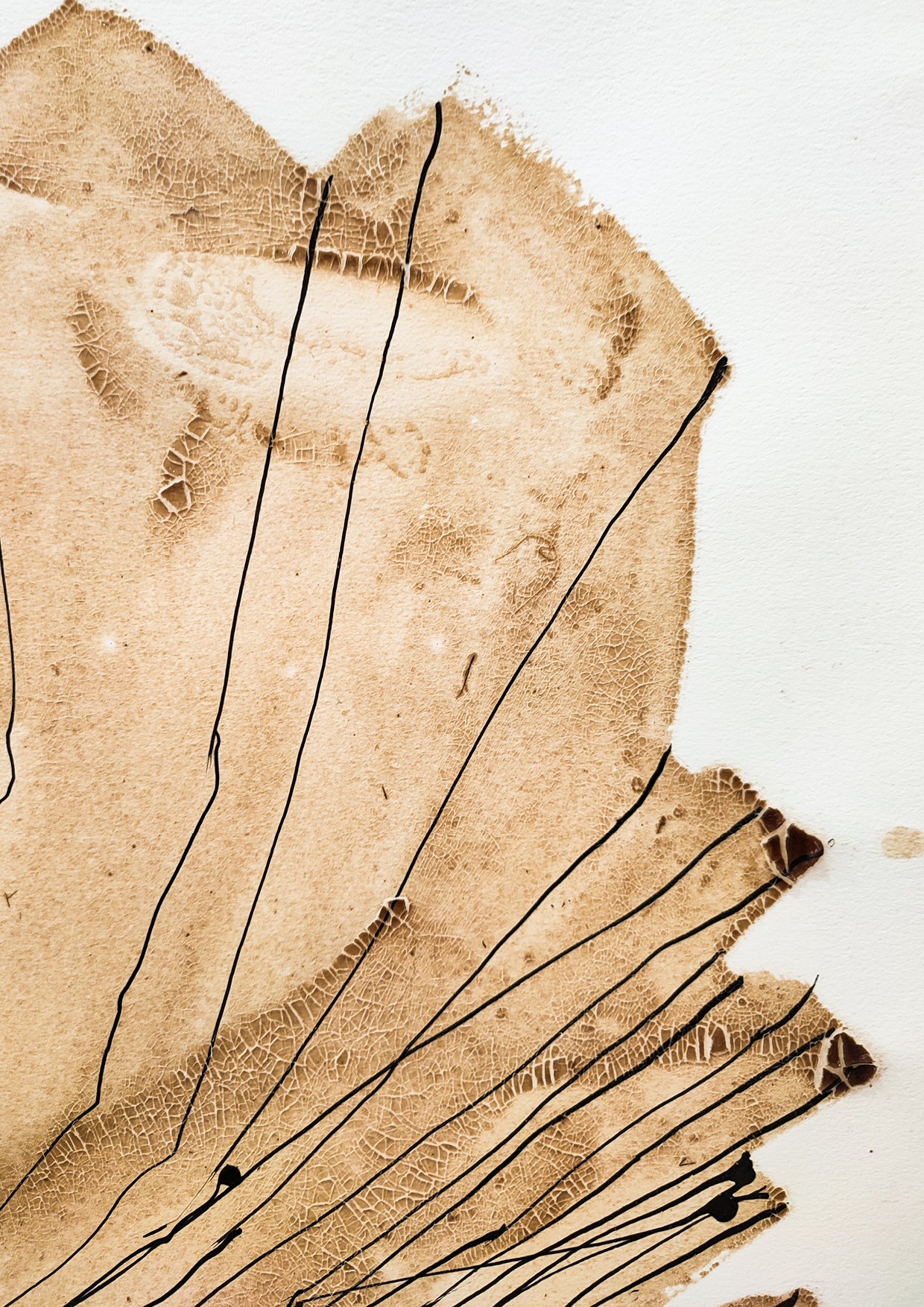 Berenik MIXED TECHNIQUES PAINTING - Cream | Garmentory