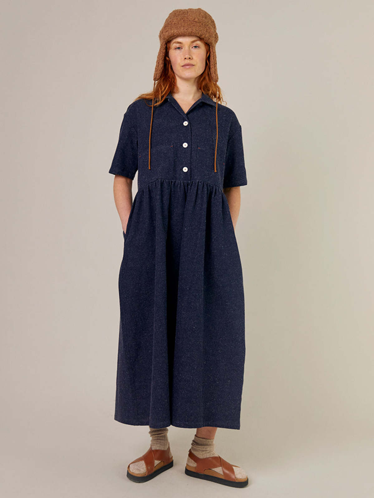 Sideline Paige Dress - Dark Denim | Garmentory