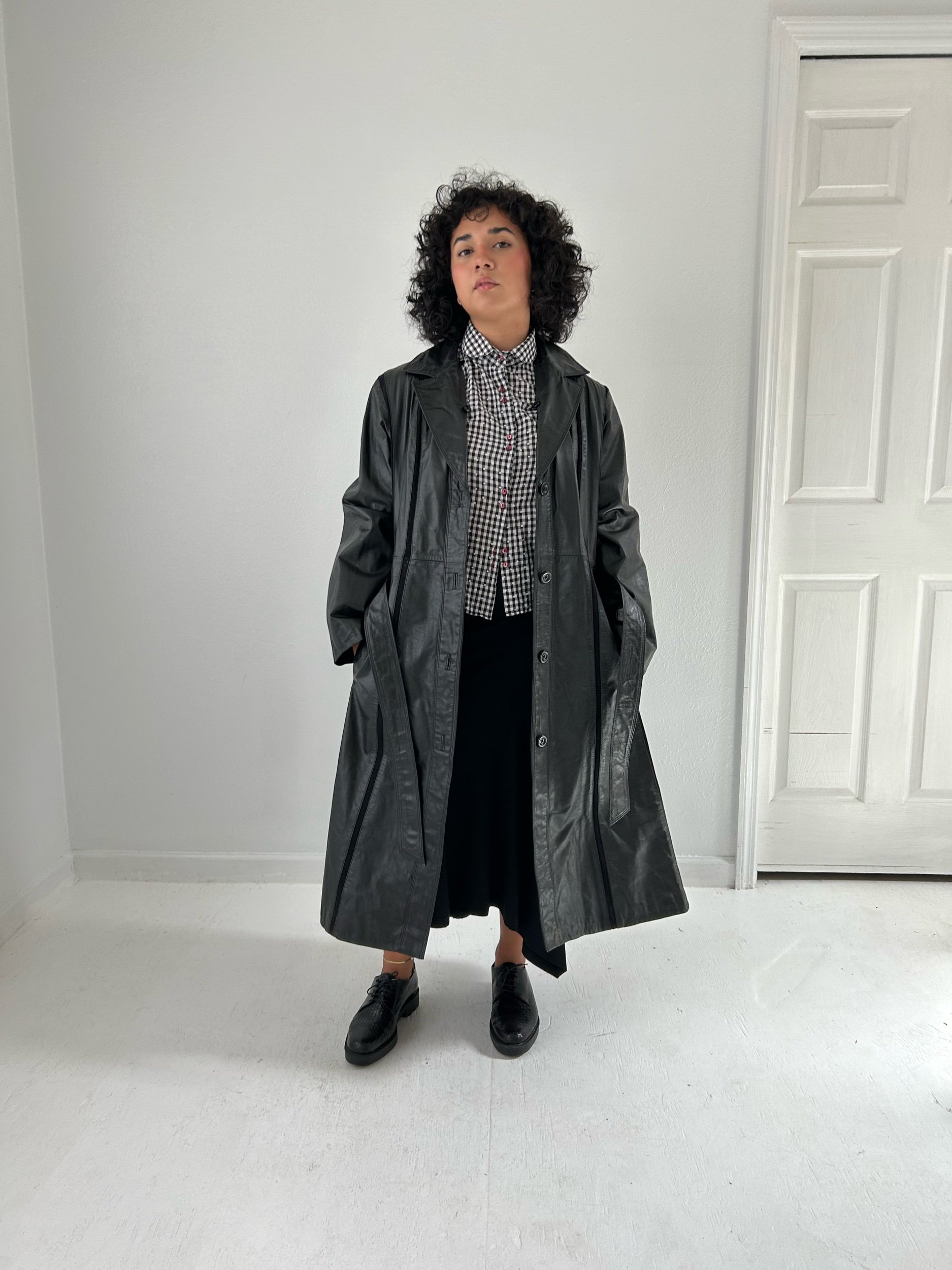 Alex Leather Trench | Garmentory