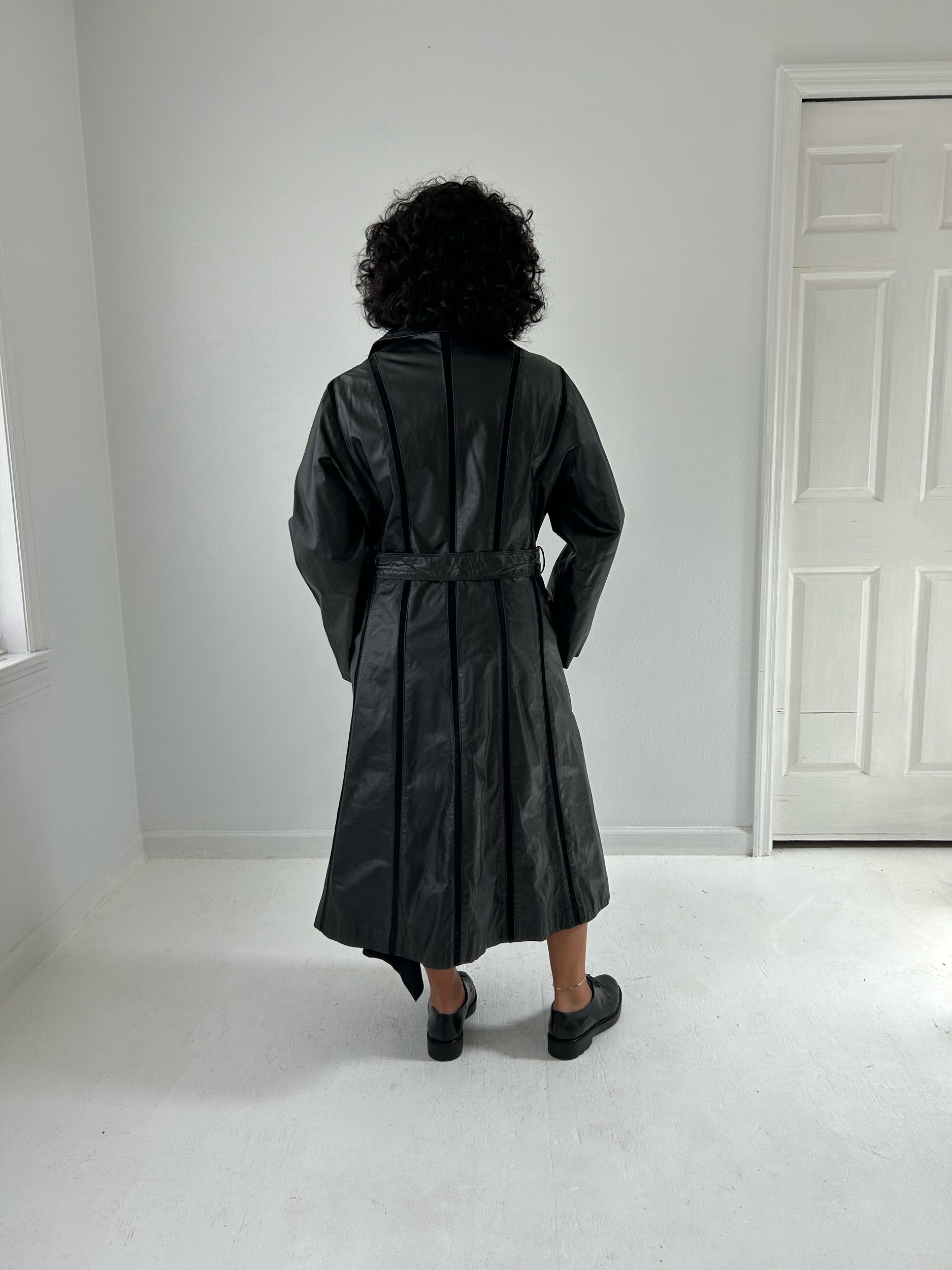 Alex Leather Trench | Garmentory