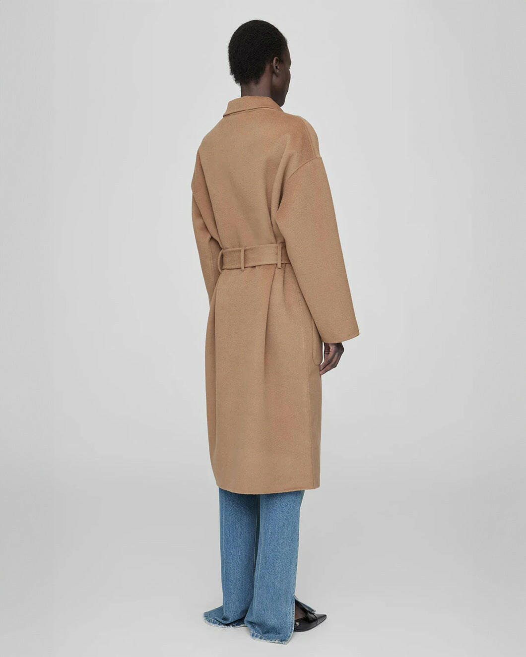 Anine Bing Dylan Coat - Camel | Garmentory
