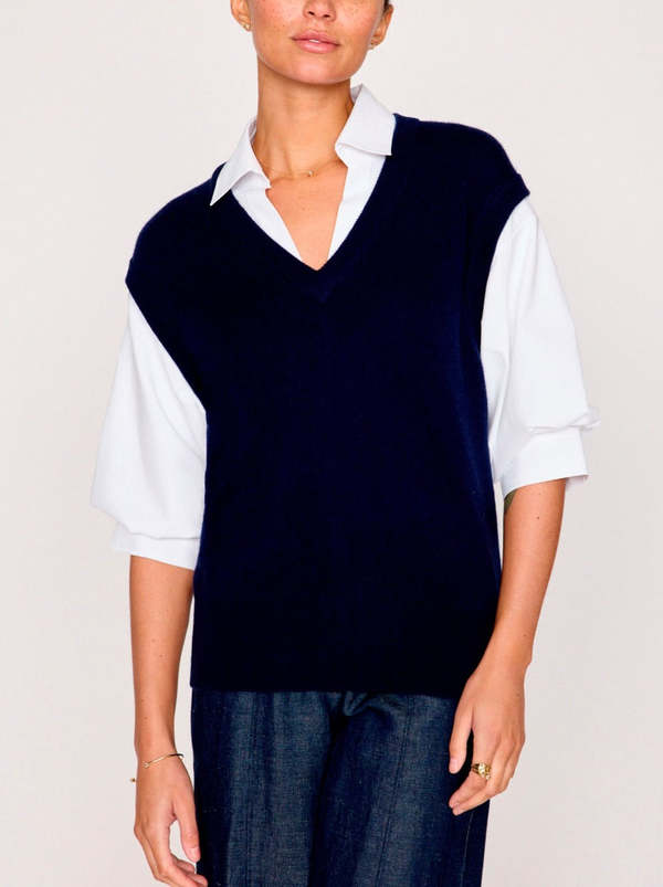 Brochu Walker Kate Shirt Looker - Navy/Salt White | Garmentory