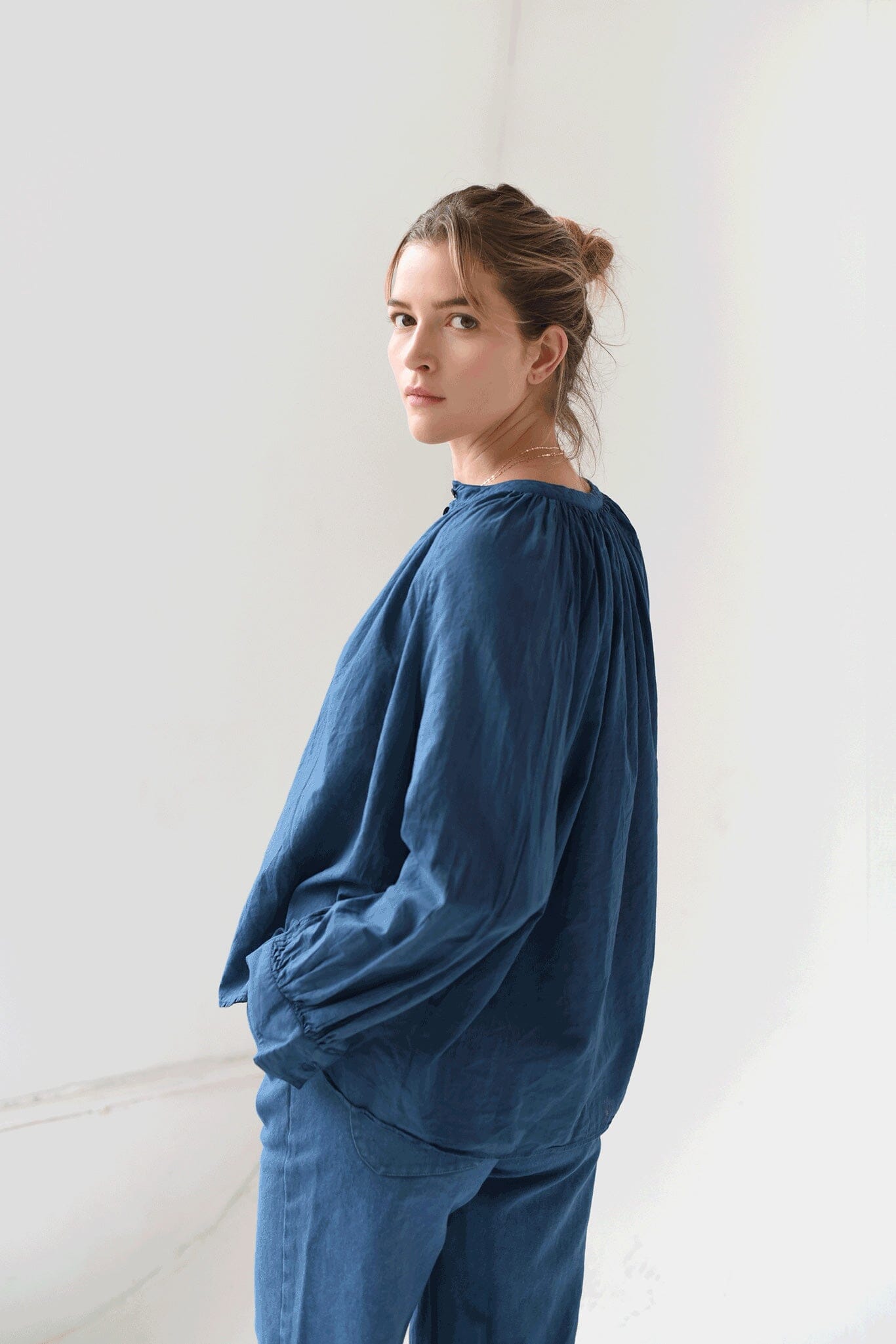 M.PATMOS Foster Shirt - Deep Indigo | Garmentory