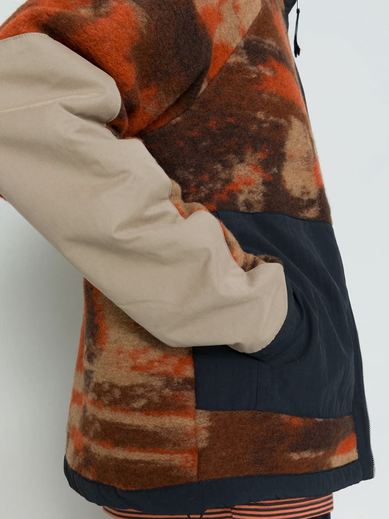 Folk Signal Fleece - Rust Multi Checkerboard | Garmentory