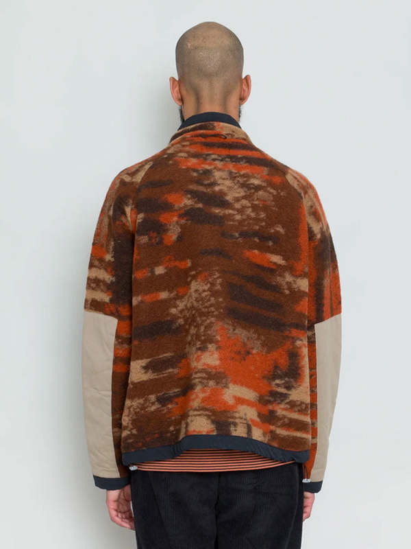 Folk Signal Fleece - Rust Multi Checkerboard | Garmentory