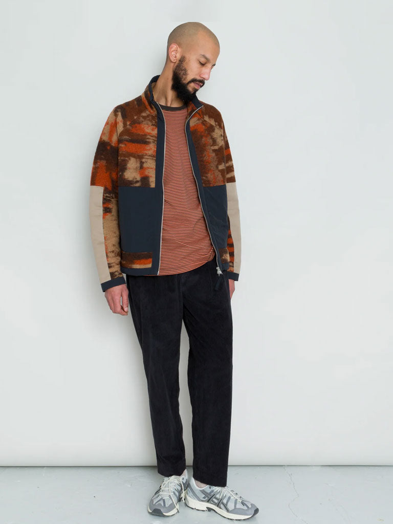 Folk Signal Fleece - Rust Multi Checkerboard | Garmentory