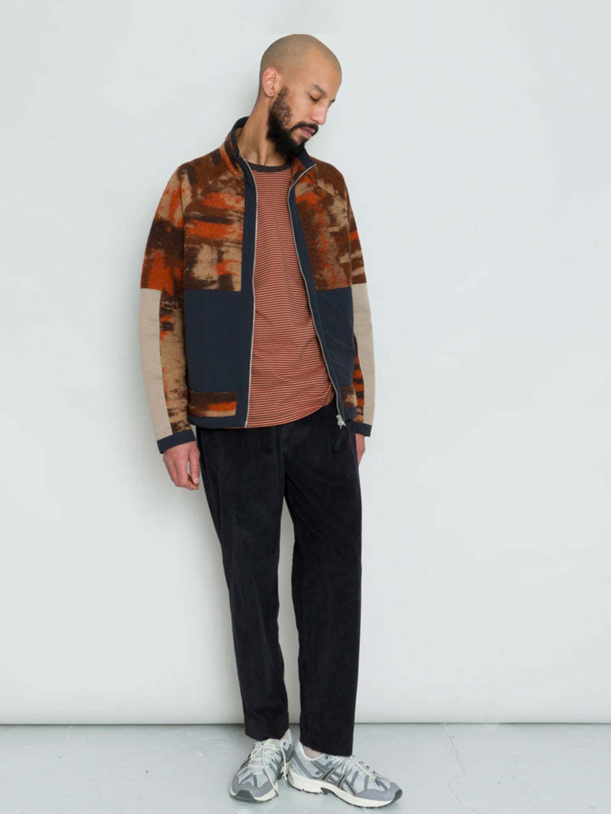 Folk Signal Fleece - Rust Multi Checkerboard | Garmentory