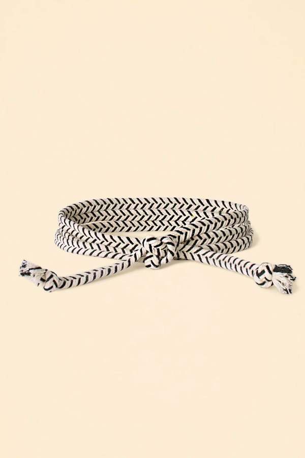 Xirena Arrow Belt - Black Braid | Garmentory