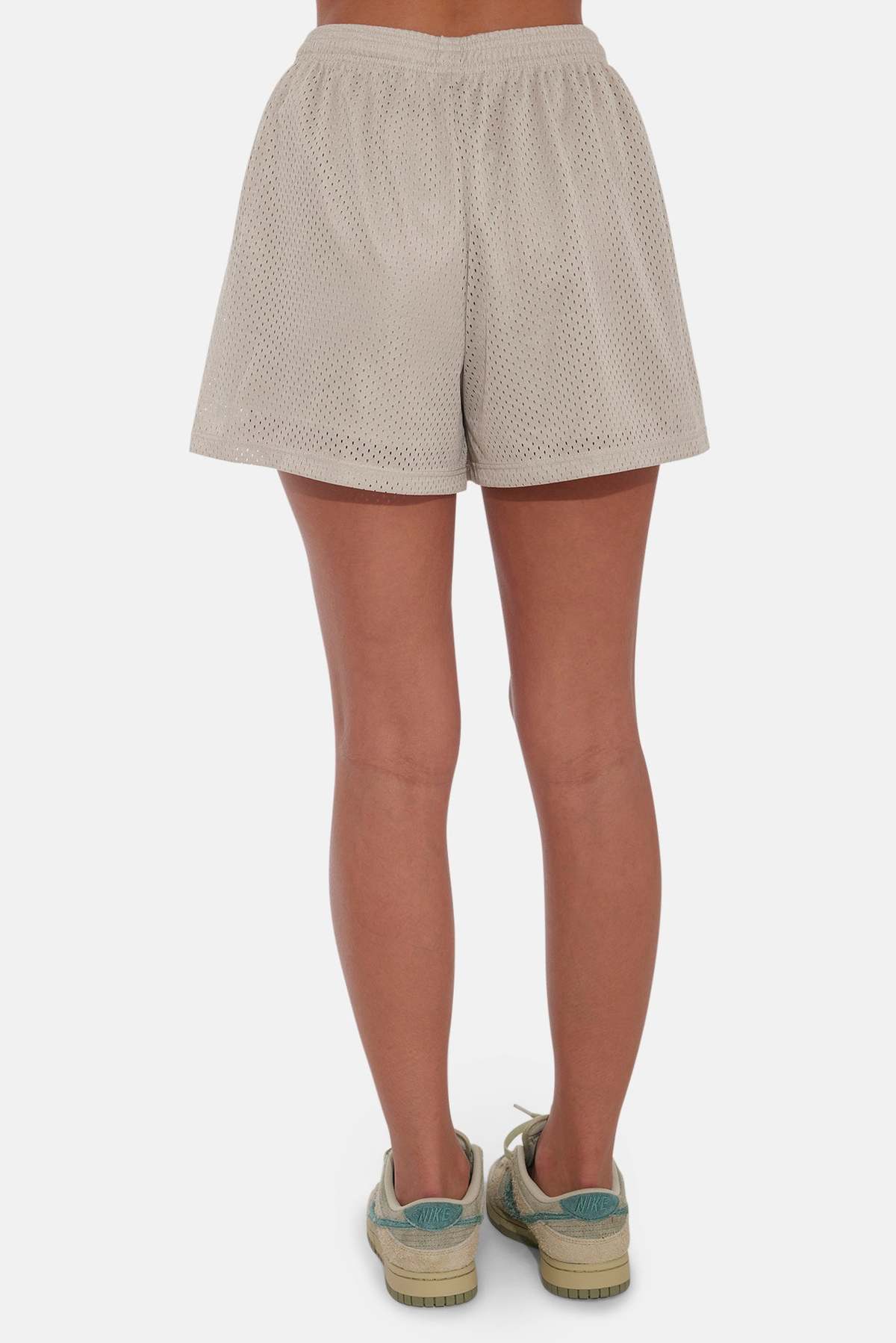 Blue&Cream Camp BC Chrome Mesh Shorts - Beige | Garmentory