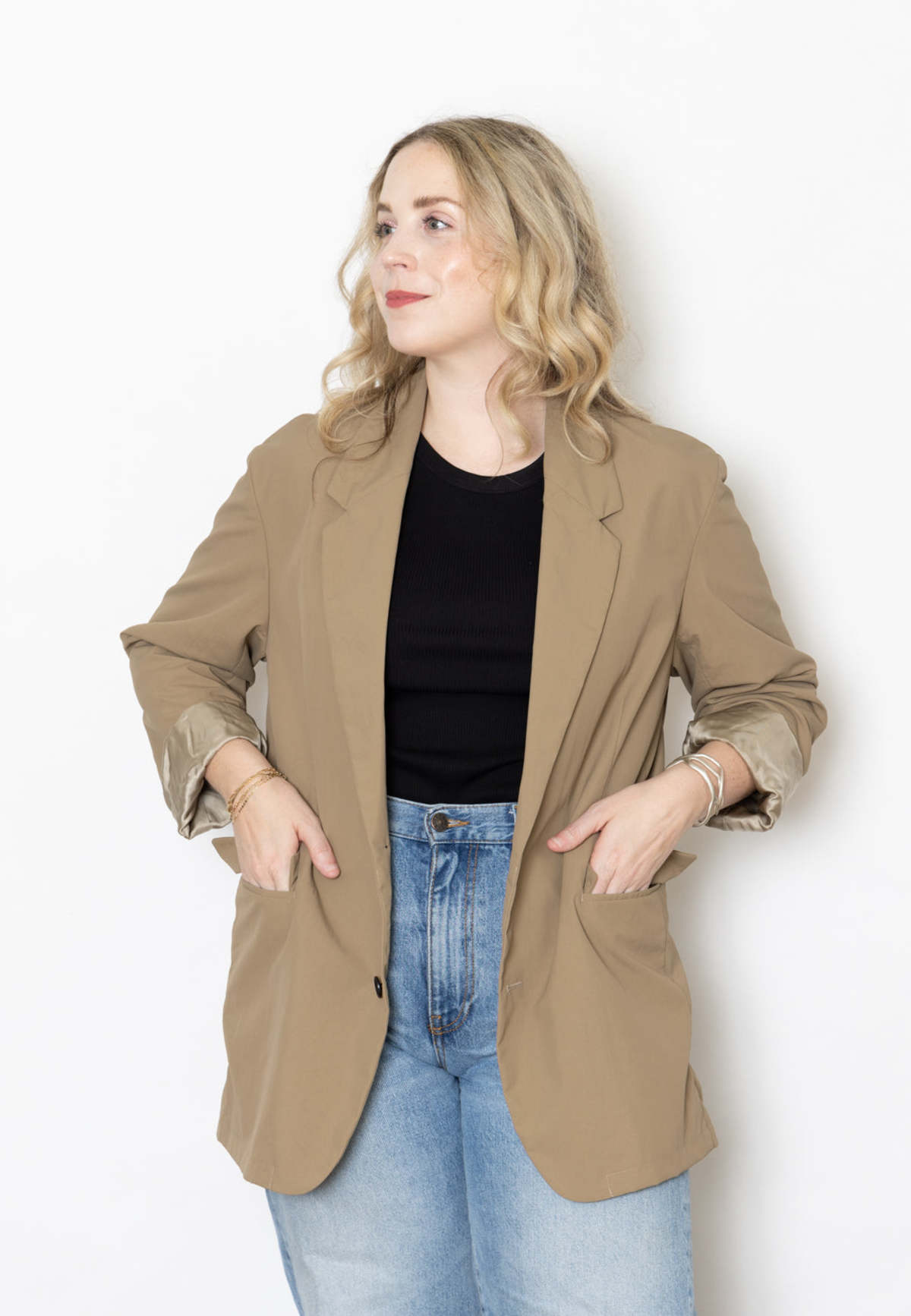 Nico, Nicholson & Nicholson Horizon Blazer - Khaki | Garmentory