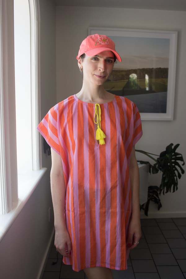 Kate Austin Designs Daphne Kaftan - Pink/Orange | Garmentory