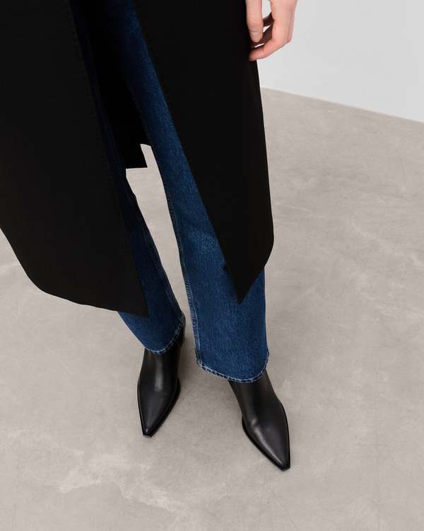 Flattered Sandra Black Leather Boots - Black | Garmentory