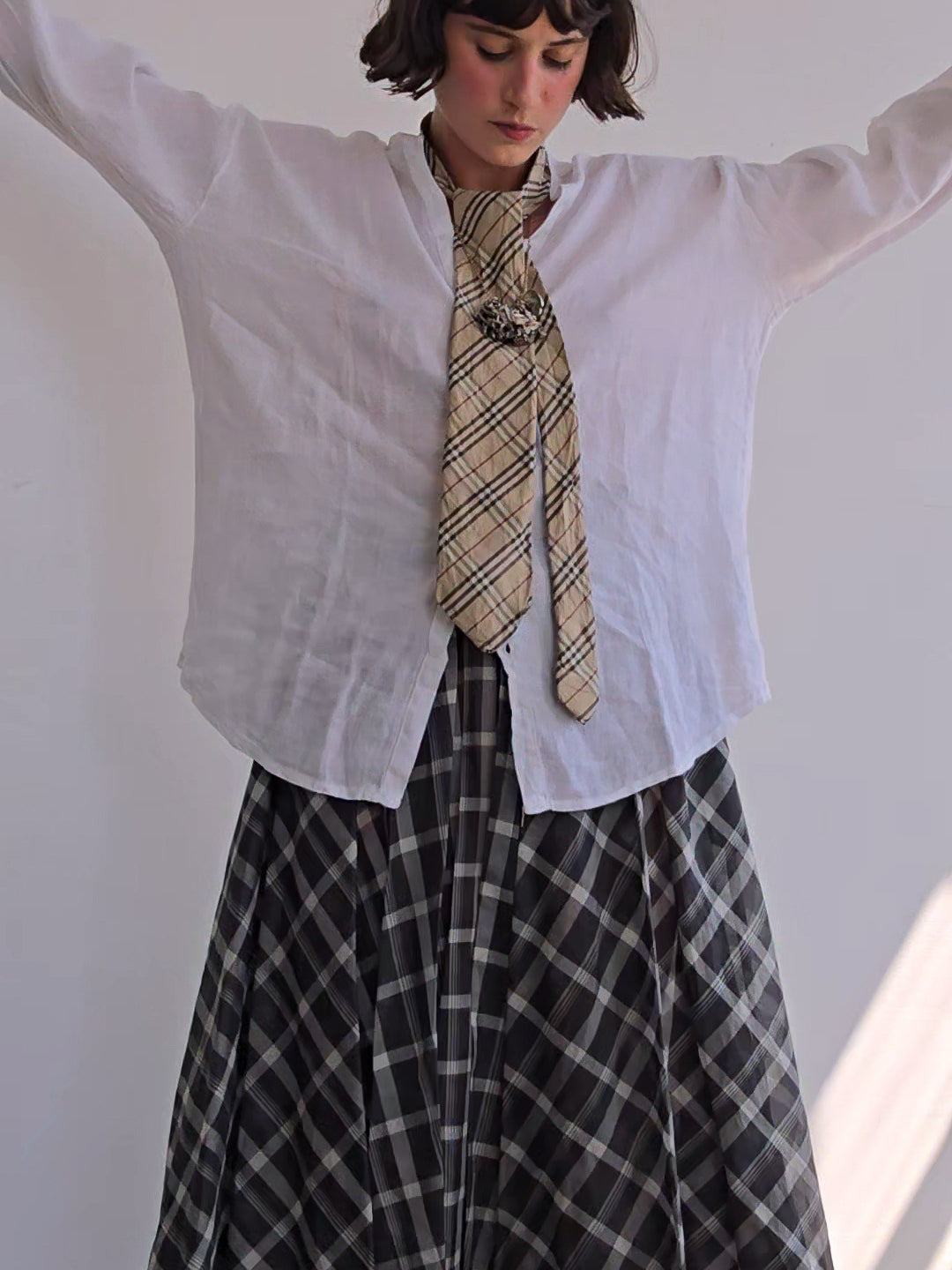 Italian Linen Blouse - White | Garmentory