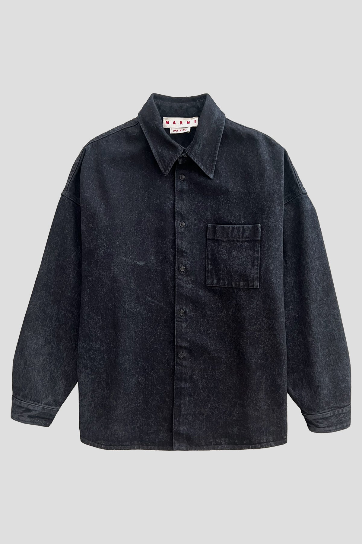 Marni Overdye Denim Shirt | Garmentory