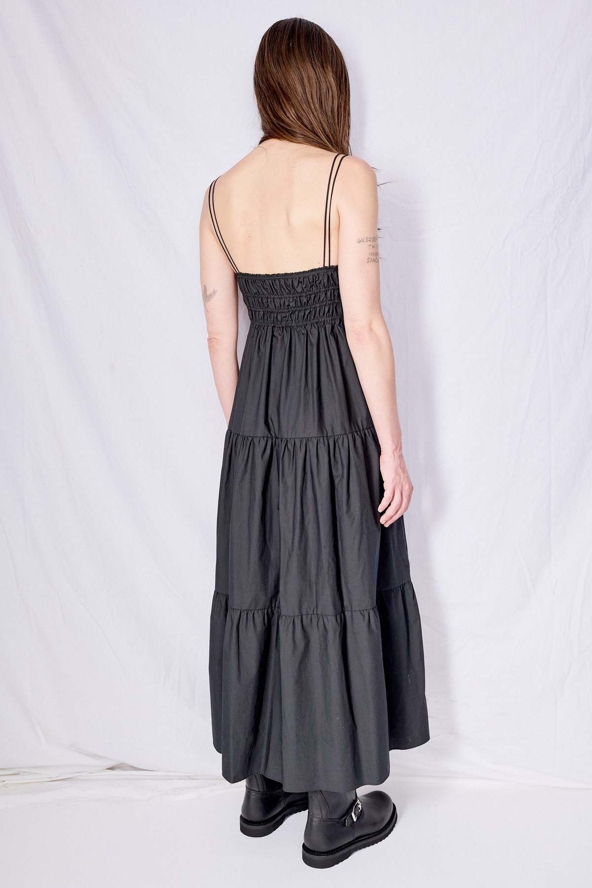 Assembly Cotton Ruffle Dress - Black | Garmentory