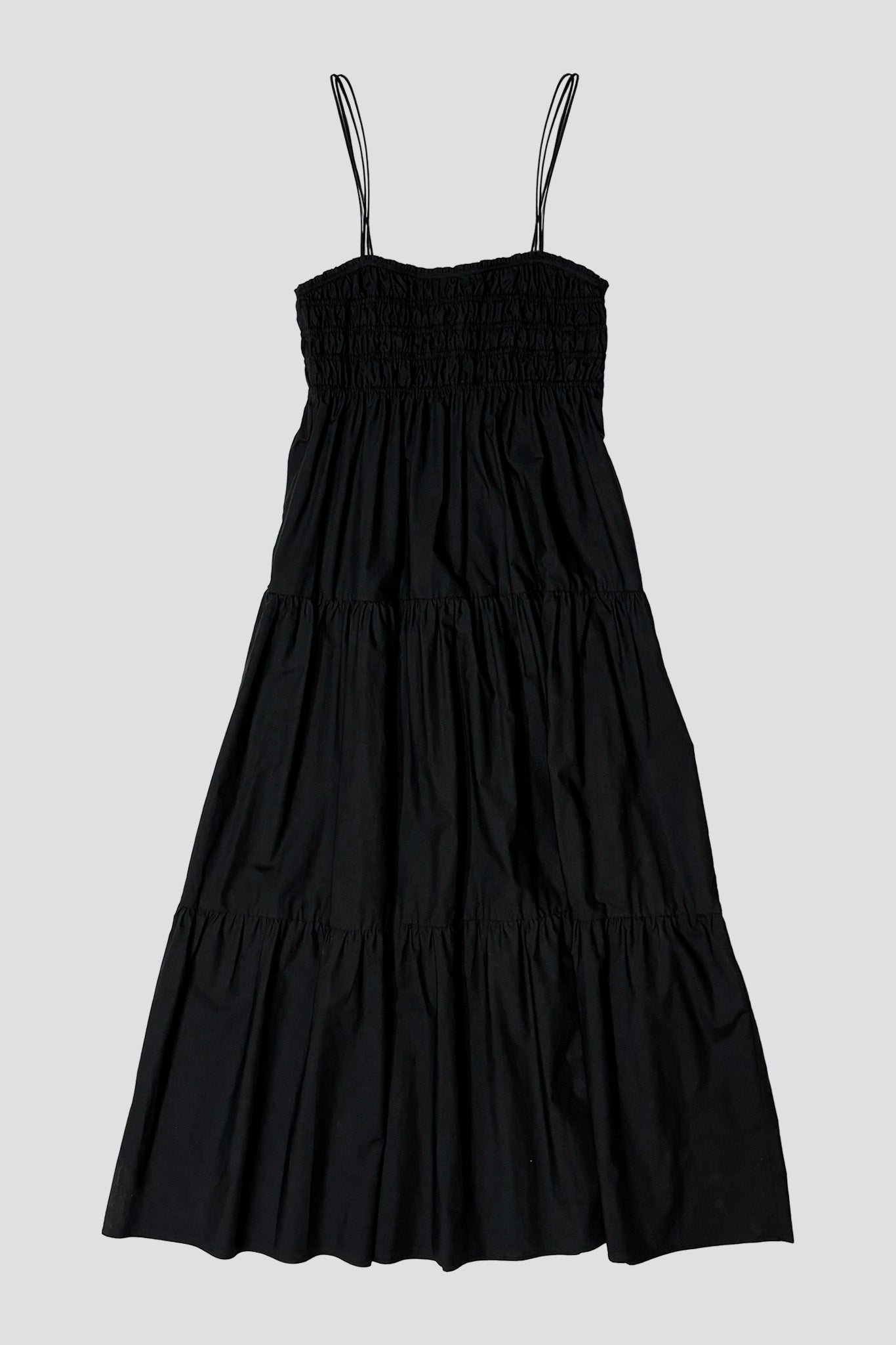 Assembly Cotton Ruffle Dress - Black | Garmentory