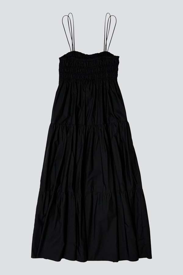 Assembly Cotton Ruffle Dress - Black | Garmentory