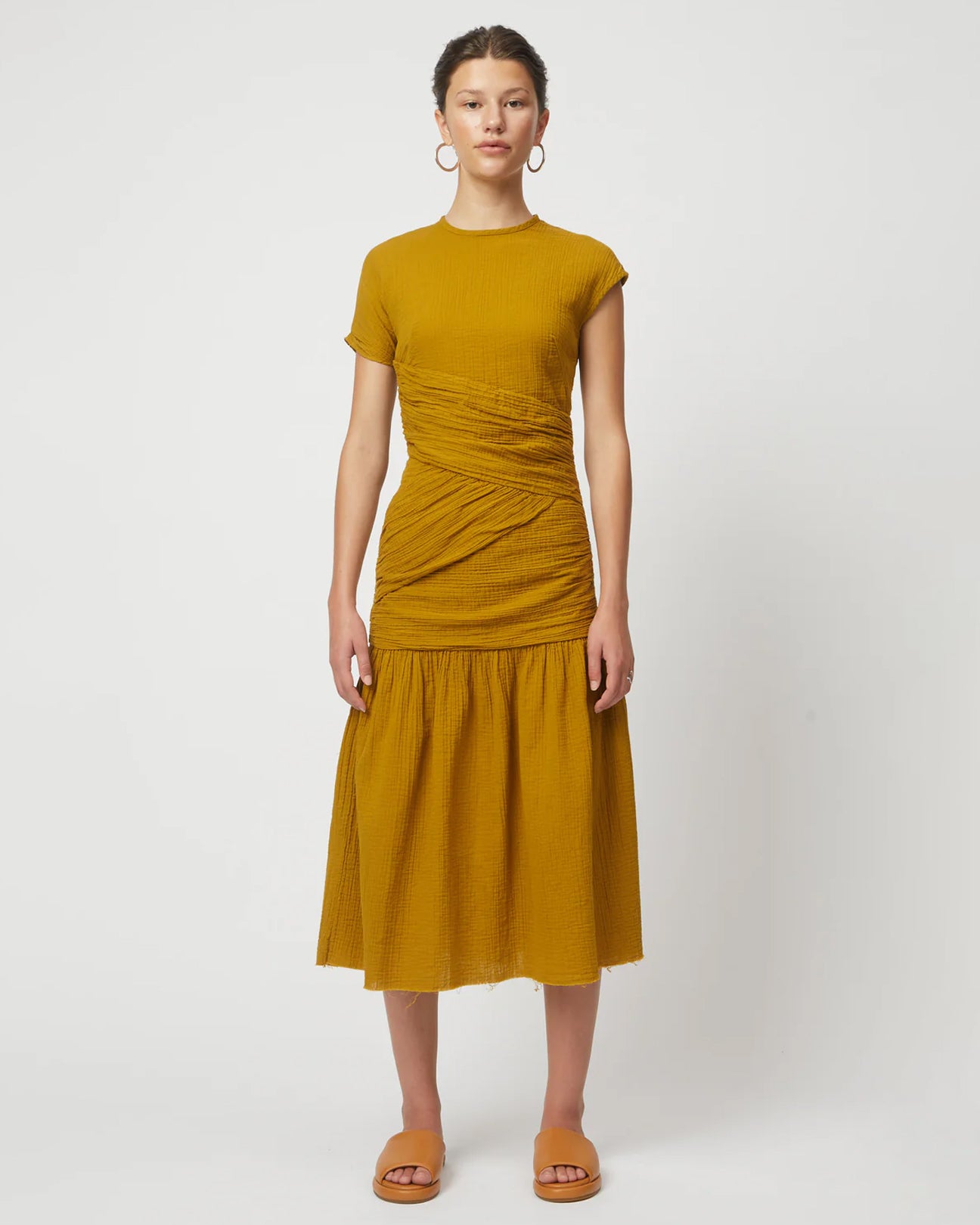 Atelier Delphine Blakeley Dress - Amber Green | Garmentory